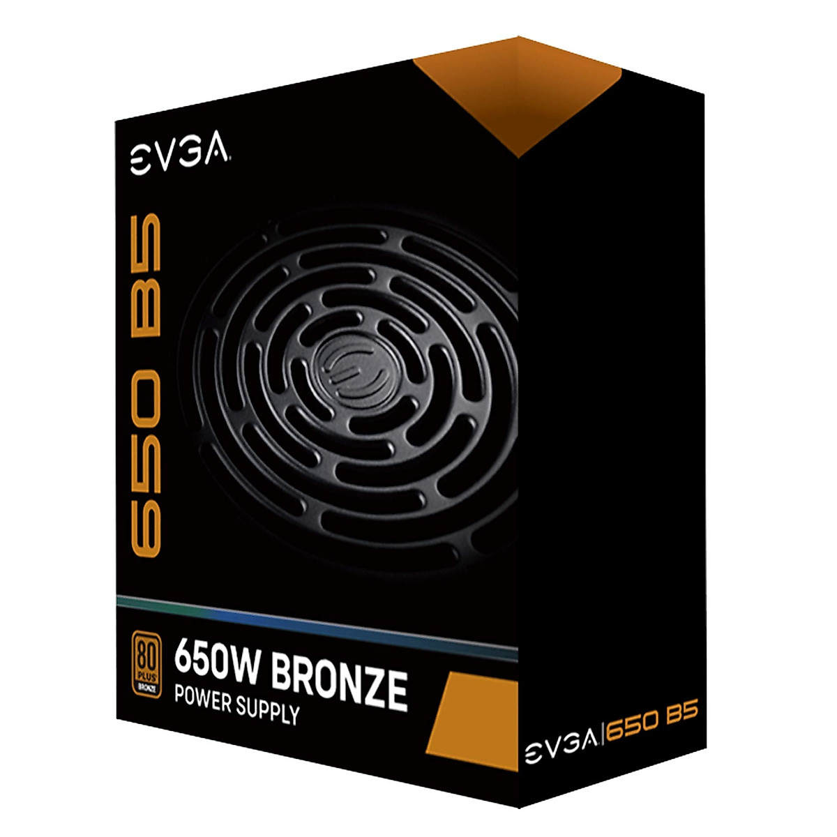 EVGA 220-B5-0650-V1 650 B5, 80 Plus Bronze 650W, Fully Modular, EVGA ECO Mode, 5 Year Warranty, Compact 150mm Size, Power Supply
