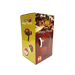 'Barwench Games' Football Shaped Megaphone with Voice, Siren and Built in Bottle Opener!