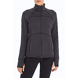 Marika Women's Standard Revival Full Zip Athletic Jacket, Large,Black