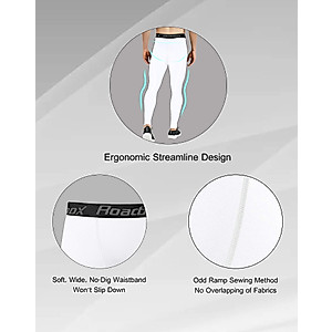 Roadbox 2 Pack Men's Compression Pants Cycling Tights Leggings Cooling Dry Underwear Bottoms Baselayer for Basketball Running