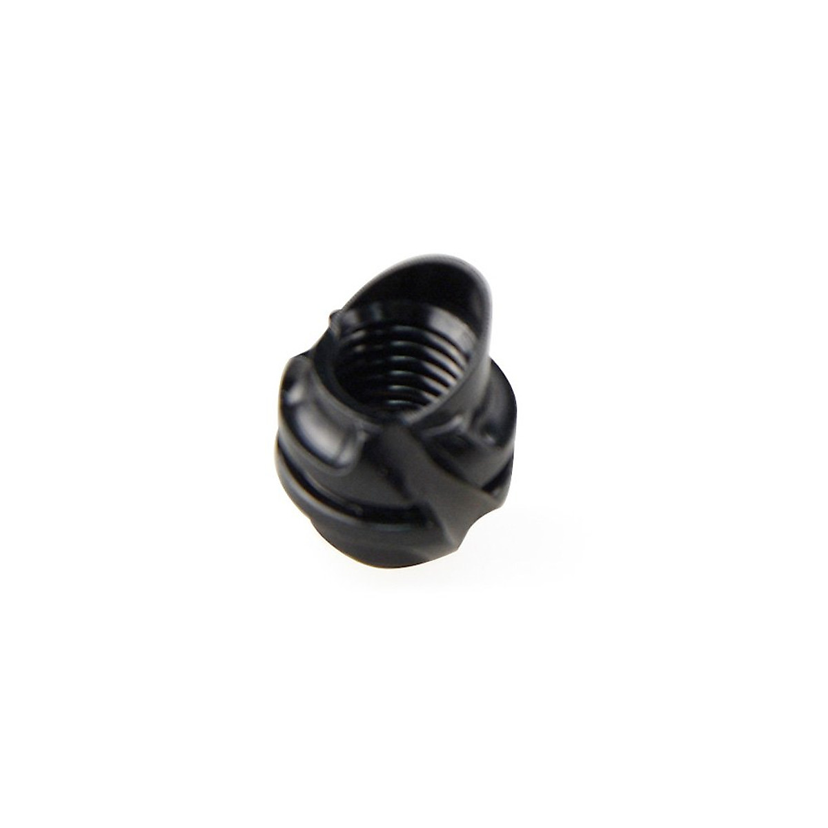 37/45 Degree Aluminum Hooded Peep Sight Compound Bow Housing Aperture Kit with 3 Size inner Core (Black, 37 Degree)