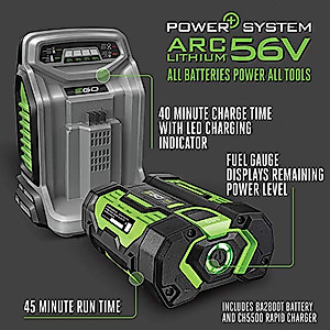 EGO Power+ LM2133 21-Inch Select Cut Lawn Mower 5.0Ah Battery and Rapid Charger Included