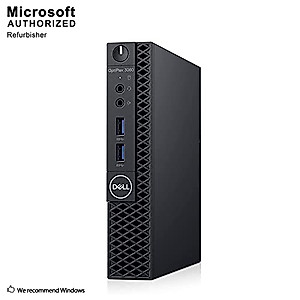 Dell OP3060MFFXKF5K OptiPlex 3060 XKF5K Micro PC with Intel Core i5-8500T 2.1 GHz Hexa-core, 8GB RAM, 256GB SSD, Windows 10 Pro 64-bit (Renewed)