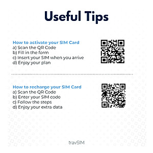 travSIM Prepaid SIM Card USA | Uses The AT&T Network | 50GB Mobile Data at 4G/5G speeds | US SIM Card has Unlimited National Calls & Texts | US Mobile SIM Card 30 Days