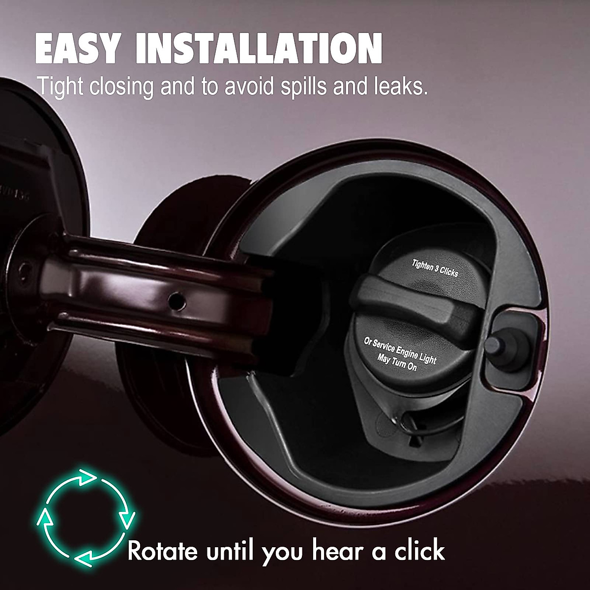 Gas Cap Fuel Cap Fuel Tank Cap Replacement for 2004-2011 Silverado 1500 2500 3500 Avalanche Tahoe Traverse,04-11 Yukon Yukon XL Sierra Replaces 20915842 GT330