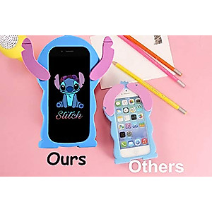 FINDWORLD Cases for iPhone XR Case, Lilo Stitch Cute 3D Cartoon Unique Soft Silicone Animal Rubber Character Shockproof Anti-Bump Protector Boys Kids Girls Gifts Cover Housing Skin for iPhone XR 6.1”