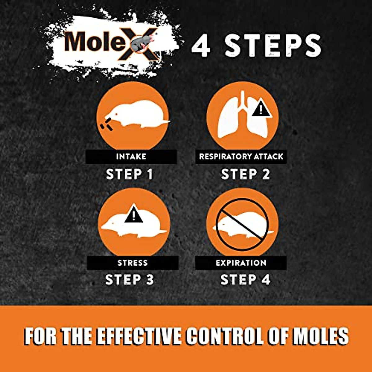 MouseX MoleX 8oz Bag, MoleX All-Natural Non-Toxic