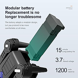 S85 Pro Rc Mini Drone, 4k Profesional HD Dual Camera Fpv Drones with Three-Sided Infrared Obstacle Avoidance Rc Helicopter Quadcopter, Headless Mode and One Key Start and Track