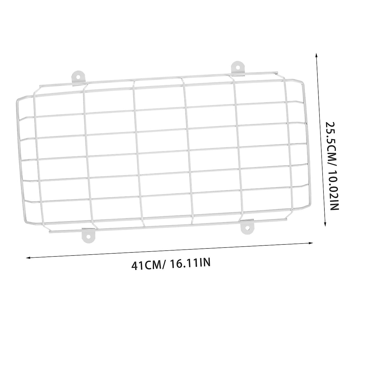 FOYTOKI Metal Exit Sign Cover Protective Wire Guard for Emergency Light Wall Mounted Safety Shield for Exit Signs Durable Light Guard to Prevent Damage