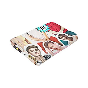 Blanket Johnny Orlando Soft and Comfortable Warm Fleece Blanket for Sofa,Office Bed car Camp Couch Cozy Plush Throw Blankets Beach Blankets