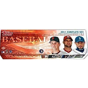 2011 Topps Baseball Factory Sealed Hobby Version Complete Mint 660 Card Series #1 and #2 Set with 5 Bonus Red Parallel Version Cards. In Stock!!