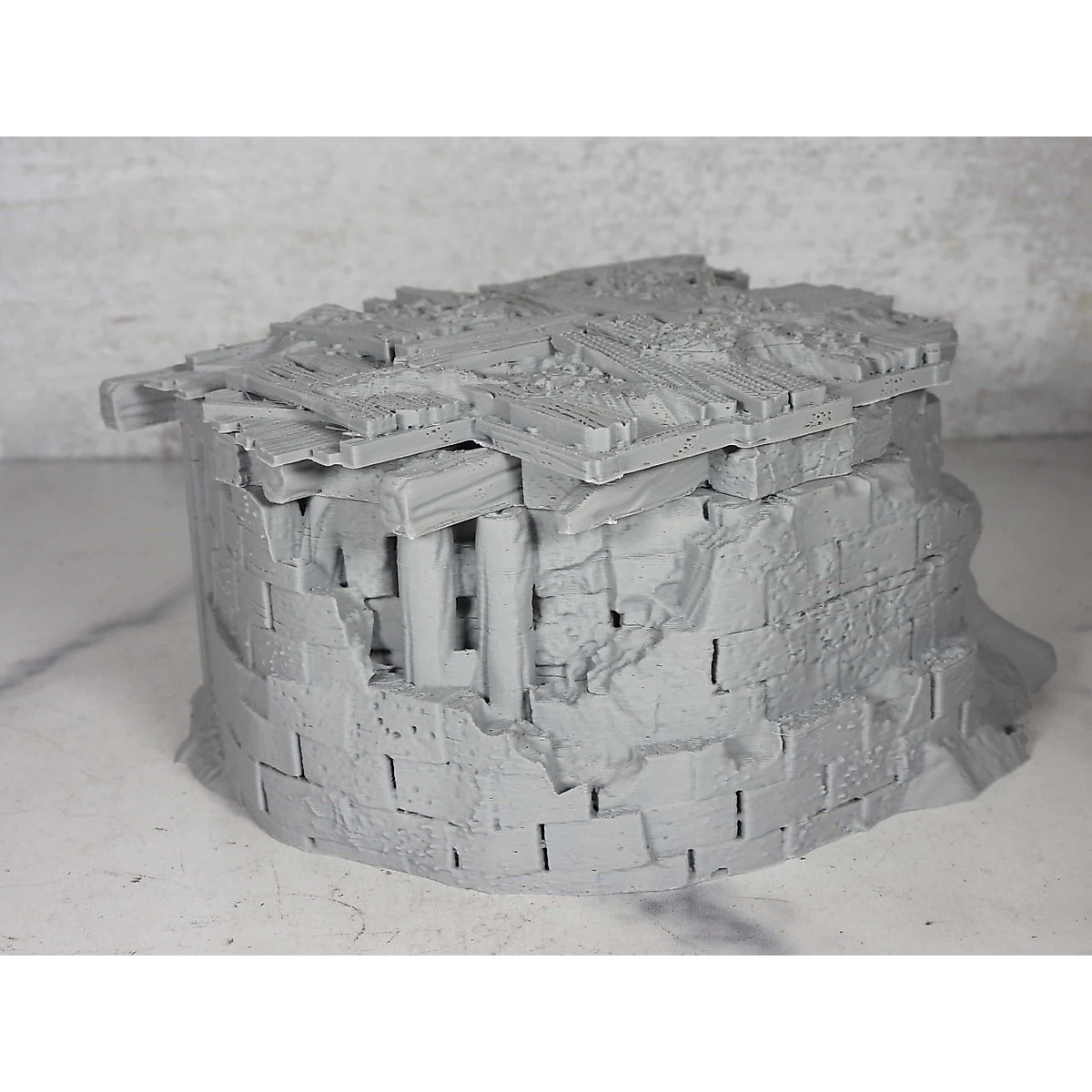 3D Printed Miniature: Badland Orc House #1 by GameScape3D