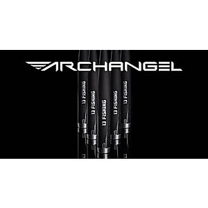 13 FISHING - Archangel Ice Rod - 27" L-Mag (Light Magnum)- Single Piece Carbon Forged Ice Rod - AA27L-Mag