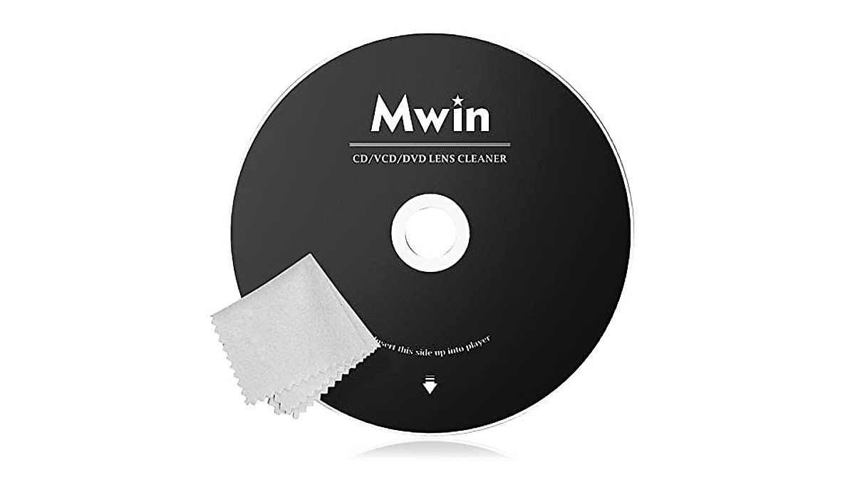 Mwin CD/DVD Player Laser Lens Cleaner Disc - Safe & Effective