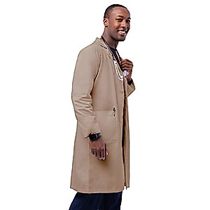 Adar Universal Unisex Lab Coats - Classic 39" Lab Coat - 803 - Khaki - 38