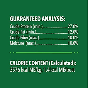 FELINE GREENIES Adult Dental Cat Treats, Oven Roasted Chicken Flavor, 9.75 oz. Tub