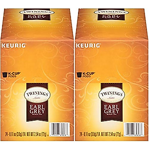 Twinings Earl Grey Tea Keurig K-Cup Pods (48 Count)