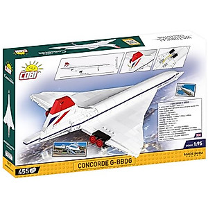 COBI Historical Collection Brooklands Museum G-BBDG Concorde Turbojet Plane