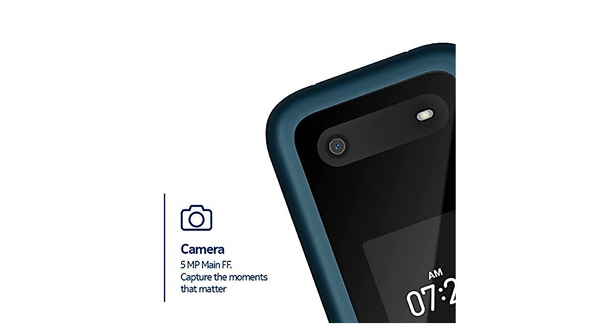 Nokia 2780 Flip Unlocked 4G Phone with Large Buttons & Camera
