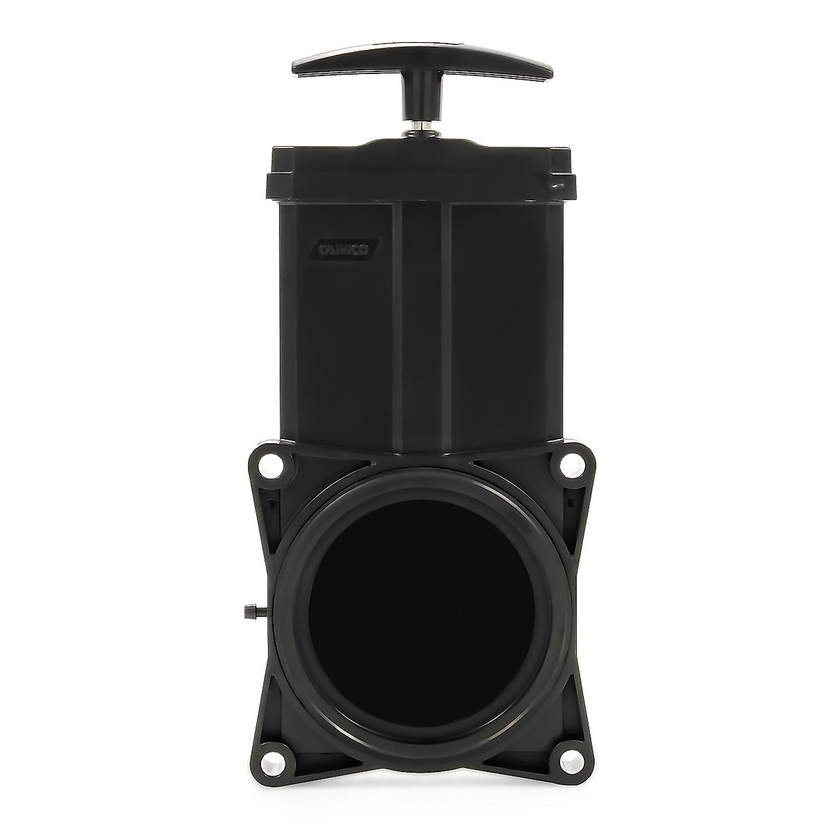 Camco RV Replacement Waste Valve with Handle - Features Durable Plastic Handle & 3-Inch Diameter Valve Opening (39513)