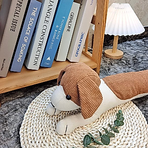 Fabric Under Door Draft Stopper Weather Stripping Sound Proof Bottom Seal Heavy Duty Reduce Noice Window Draft Stopper Decorative Cute Dog