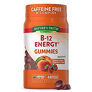 Nature's Truth Vitamin B Complex Gummies | 48 Count | with B-Vitamins, L-Carnitine & Ashwagandha | Vegan, Non-GMO & Gluten Free Supplement