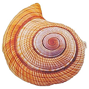 JIANEEXSQ Simulation Marine Beach Sea Snail Conch Shaped Throw Pillows Plush Cusion Nap Pillow Home Decorative Accent Cotton Sofa Bed Chair Seat Cushion