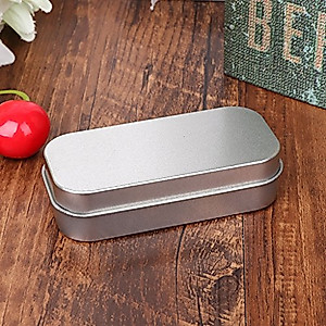 XISAOK Portable Metal Lip Small Storage Box Case Organizer for Money Coin Candy Keys