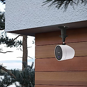 UYODM 2 Pack Wall Mount Holder for SimpliSafe Outdoor Security Camera, 360°Rotation Security Bracket with 1/4 Screw Thread, Camera Not Included (Black)