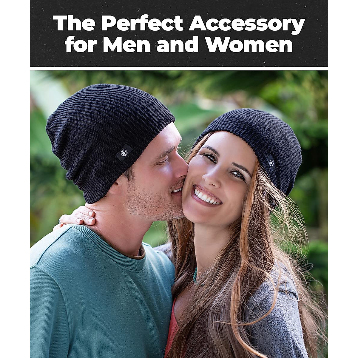 Ultra Soft Beanie for Men & Women - Warm, Comfortable & Stylish - Cozy Ribbed Knit Black
