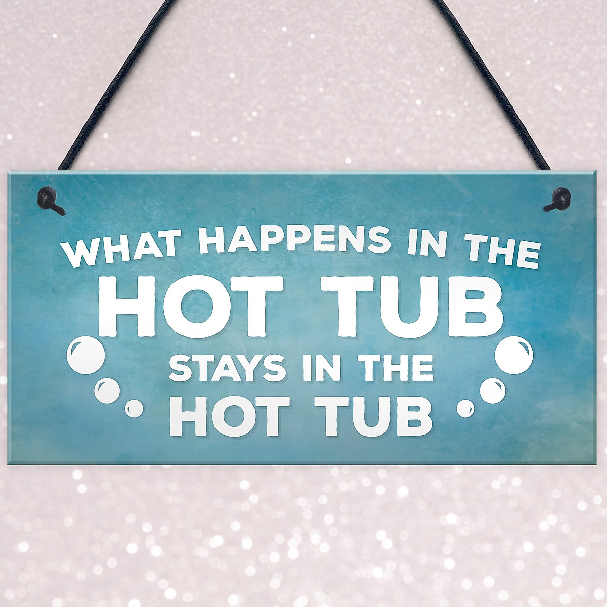 Hot Tub Novelty Funny Garden Hanging Wall Plaque Shed Jaccuzi Home Decor Sign