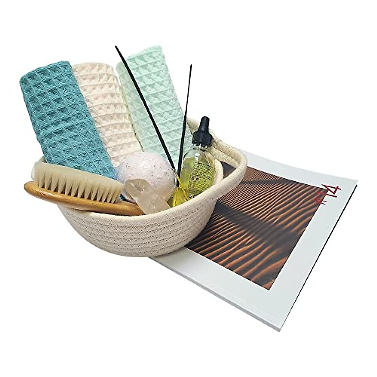 Premium Quality Washcloths - Fast Drying, High Absorbency, 100% Cotton, Luxurious Waffle Design