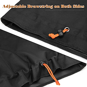 HODRANT Grill Cover Compatible with Ninja OG701 OG751 Woodfire Grill, BBQ Grill Accessories Bag with Handle & Inner Pocket, Compatible with Ninja OG700 Series Outdoor 7-in-1 Grill Smoker, Cover Only