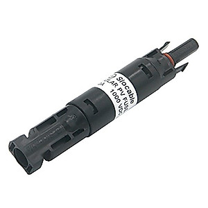 ZOOKOTO 15A Solar Panel PV in-Line Fuse Holder w/Fuse Photovoltaic Connectors 1000V Waterproof 15 Amps