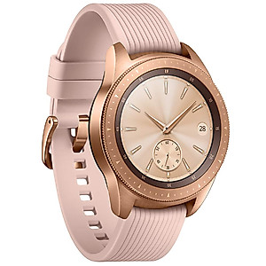 Samsung - Galaxy Watch Smartwatch 42mm Stainless Steel LTE SM-R815UZDAXAR GSM Unlocked - Rose Gold (Renewed)