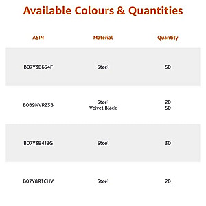 Amazon Basics Stainless Steel Clothes Hangers, 50-Pack, Silver