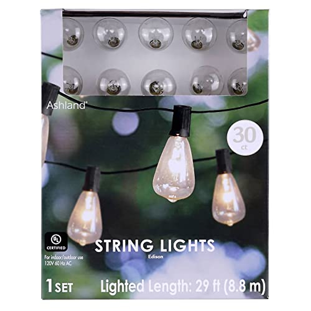 Ashland Michaels Bulk 6 Pack: 30ct. Clear Edison String Lights