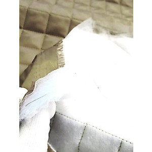 Quilted Polyester Batting Fabric - Black - 58"/60" Width Sold by The Yard