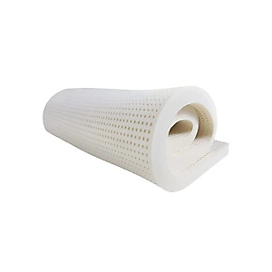 PlushBeds 2" Extra-Firm Mattress Topper | Organic Latex | Made in The USA | Luxurious Comfort | Soothing Pressure Point Relief | Support for Shoulders, HIPS, Back, and Knees | Twin