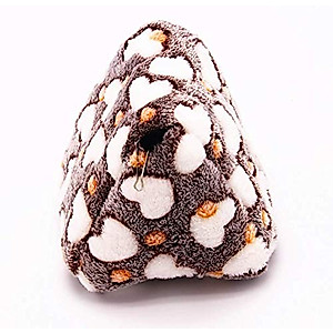 Pet Bird Nest House Warm Bird Hammock Parrot Bed Plush Hanging Cage Hideaway Cave Windproof Hut House Fluffy Bird Cage Toy Happy Snuggle Cave Tent for Budgies Parakeet Cockatiels Conure Lovebird Finch