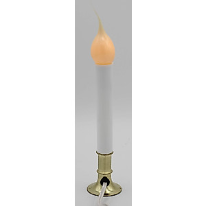 Creative Hobbies® Country Style Silicone Dipped Candle Light Bulbs (Pkg of 10 Bulbs) ~ 5 Watt Pearlized Silicone, Gold Glow