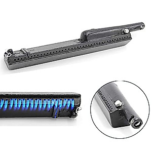 Votenli C2490A(3-Pack) S9401A(3-Pack) 15" Stainless Steel Heat Plate and 13 3/4” Cast-Iron Grill Pipe Burner Replacement for Charbroil 463240804, 463240904, 463241704, 463241804, 463247004, 463247504