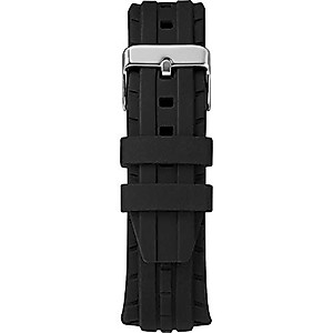 Timex Men's TW5M27000 DGTL Big Digit 48mm Black/Gray/Red Silicone Strap Watch