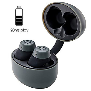 BoomPods BOOMBUDS XR+ Bluetooth Wireless Earbuds - Sweatproof, Waterproof with IPX7 Rating - Great Sound for Your Workouts, Working in The Office, Running and Other Sports - Wireless Charging