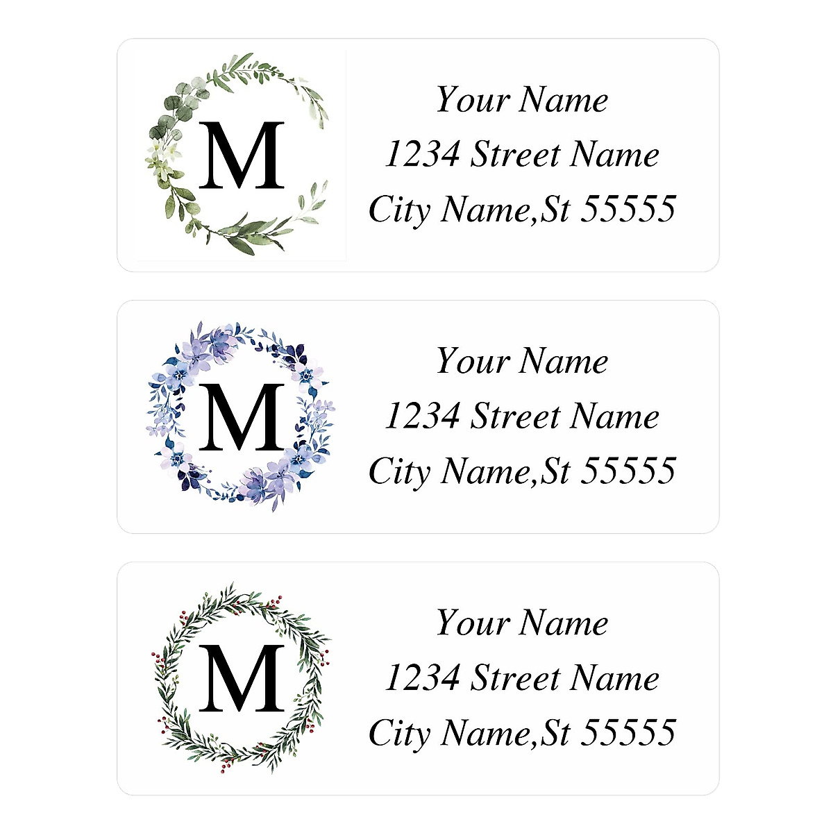 Return Address Personalized Custom Labels with Strong Adhesion, Can Be Used for Box, Paper, Plastic, Glass, Metal (2.6x1 Inch)