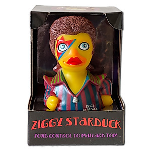 CelebriDucks - Ziggy Starduck - Floating Rubber Ducks - Collectible Bath Toy Gift for Kids & Adults of All Ages