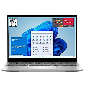 Dell 2023 Newest Inspiron 5425 Business Laptop, 14-inch 16:10 FHD+ (1920 x 1200) Touchscreen Display, AMD Ryzen 7 5825U, AMD Radeon Graphics, Backlit, Win 11 Pro Platinum Silver (16G RAM | 512G SSD)
