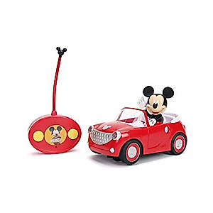 Jada Toys Disney Junior Mickey Mouse Clubhouse Roadster RC Car Red, 7"