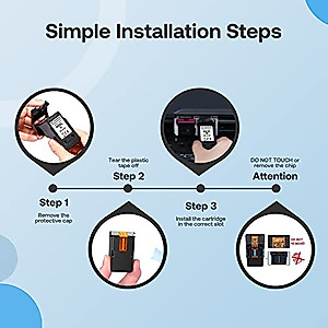 65XL Black Ink Cartridge Replacement for HP Ink 65 Work with HP DeskJet 3755 3700 2655 3720 2655 2624 Envy 5055 5000 5058 5052 AMP 100 120 Printer High Yield (2 Black) Remanufactured