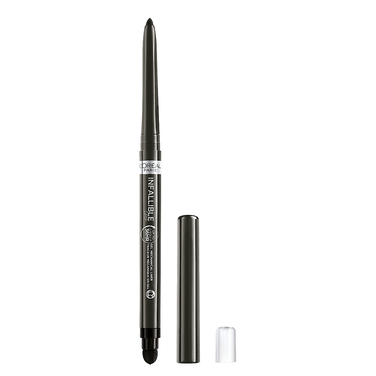 L'Oreal Paris Infallible Grip Mechanical Gel Eyeliner Pencil, Smudge-Resistant, Waterproof Eye Makeup with Up to 36HR Wear, Taupe Grey, 0.01 Oz